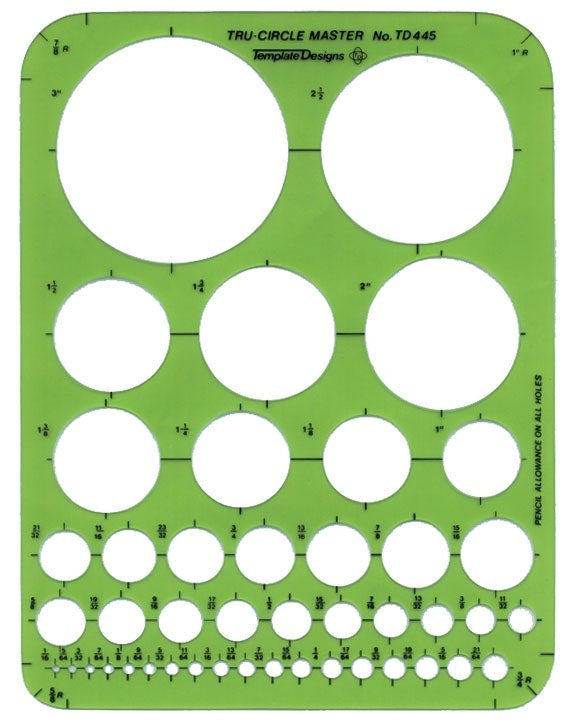 Circle Master Template TD445 – GS Direct