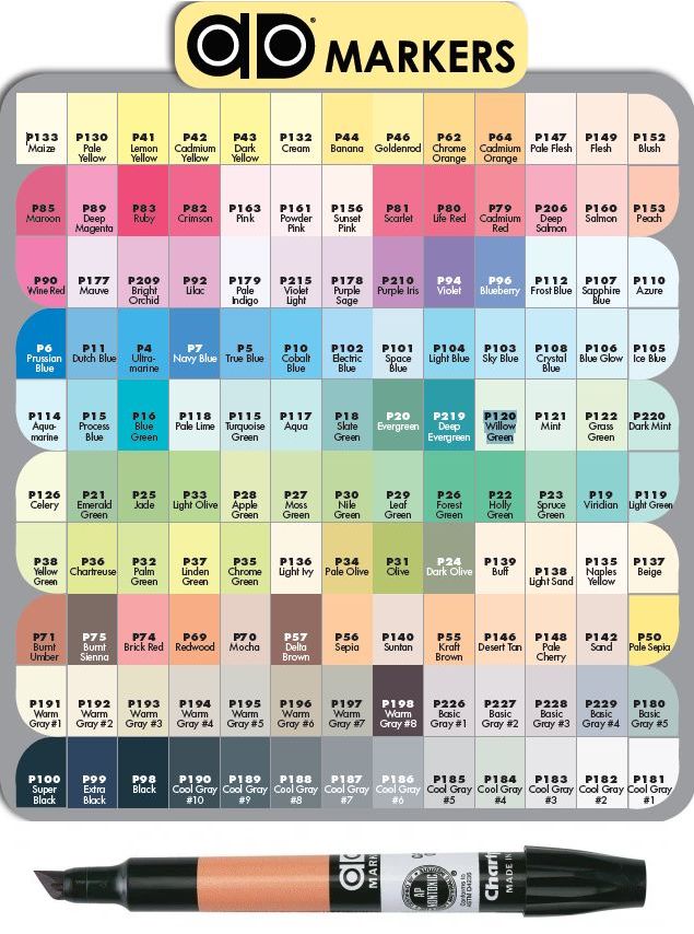 Chartpak Individual Markers – GS Direct