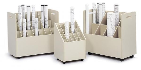 Safco Wood Core Mobile Roll Files – GS Direct